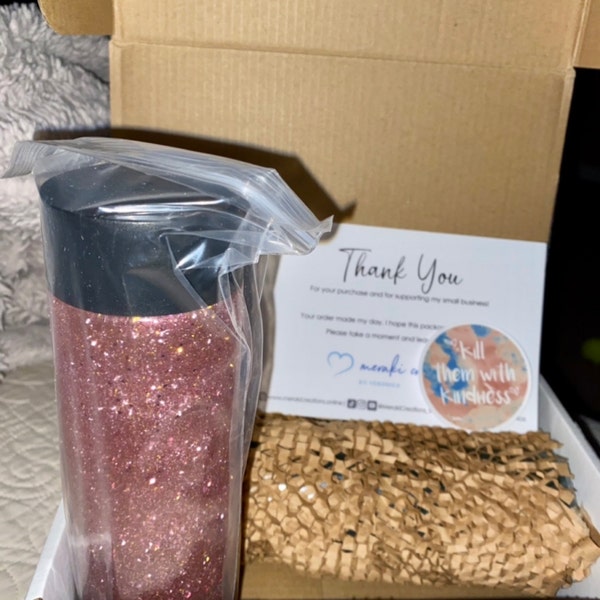 Bisexual Flag Inspired Glitter Sensory Bottle | Calm Down Bottle ...