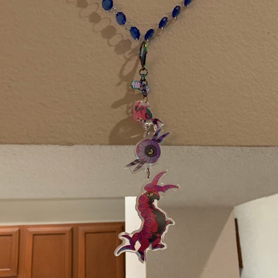 Mini Daki Timooni Fox-deer Furry Pillow Keychain - Etsy