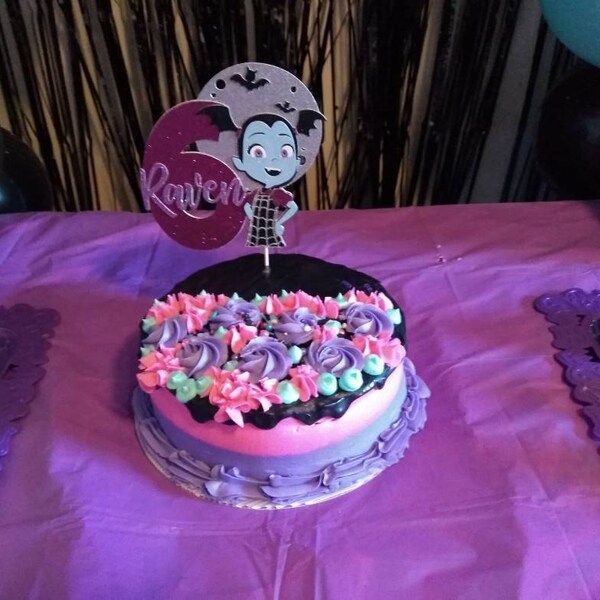 Personalized Vampirina Cake Topper - Etsy