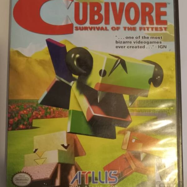 Custom Case - Cubivore - No Disc - No Manual - Gamecube - Custom ...
