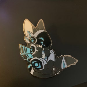 Glow in the Dark Protogen Pins | Etsy