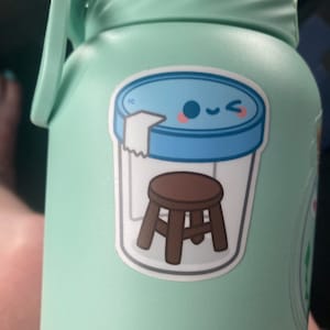 Small Stool Sample Funny Vinyl Waterproof Sticker for Lab Scientists ...