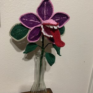 Crochet Sweet Pea Pattern Crochet Flower Pattern photo | Etsy