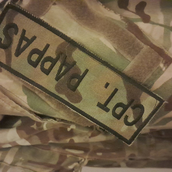 Custom Multicam Army Name Patch Personalised - Etsy UK