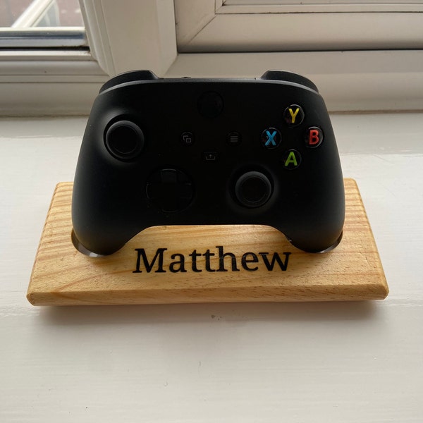 Natural Finish Gaming Controller Holder Stand Handmade From Recycled ...
