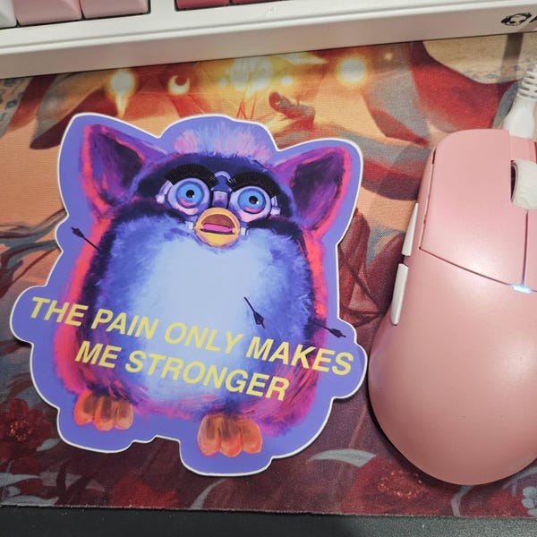 PAIN - Gloss Vinyl Sticker - Etsy