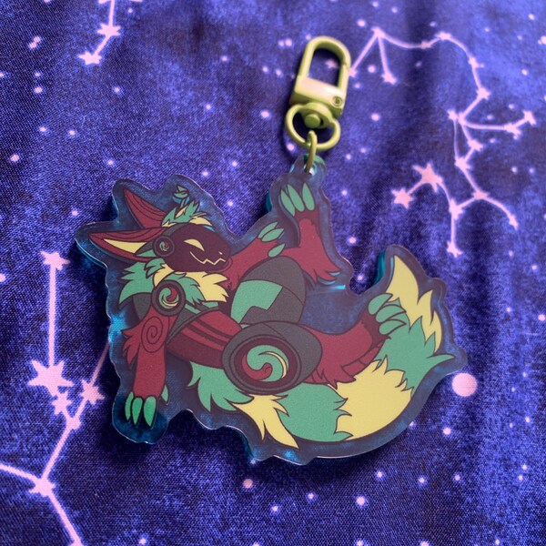 Synthwave Protogen Fursona Pin - Etsy
