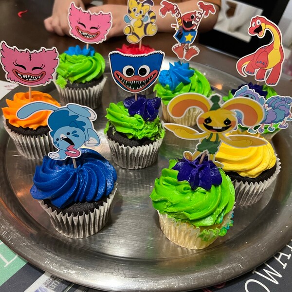 Dogman Cupcake Toppers Birthday Customized Face - Etsy