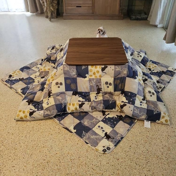 Kotatsu Futon Japanese Comforter Premium Cotton Flannel Fluffy Table ...