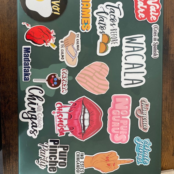 Puro Pinche Party Sticker Vinyl Decal Mexican Phrases Latina Mom ...