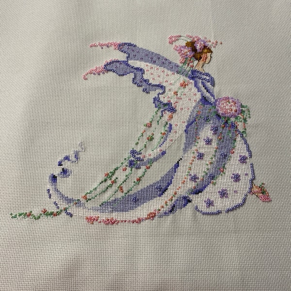 Made to Order! Nora Corbett "the Raven Queen" Cross Stitch Fairy ...