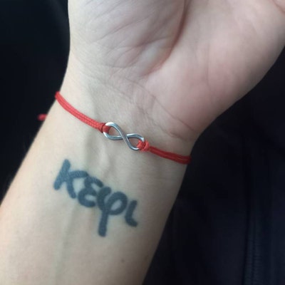 Red String of Fate Bracelets Infinity Bracelets Couple - Etsy