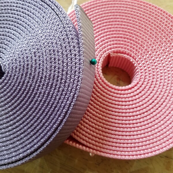 Nylon Webbing by the Yard - 27 Colors | 5/8 Inch 1 Inch Heavy Duty ...