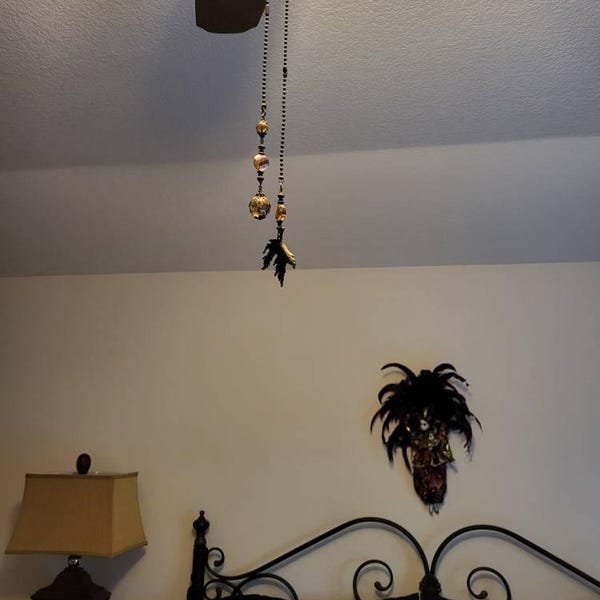 Red Crystal Ceiling Fan Pulls, Christmas Themed, Light or Lamp Pulls ...