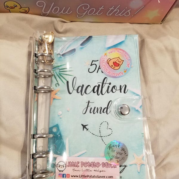1k 2.5k 5k Beach Vacation Savings Challenge Budget Binder L Cash ...