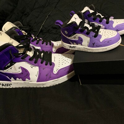 Custom Fade Jordan 1s - Etsy
