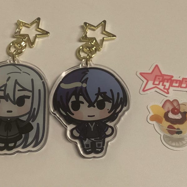 Project Sekai Keychains Vocaloid More More Jump Minori Hanasato Haruka ...