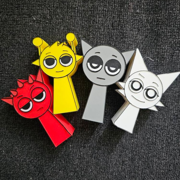 Sprunki Toys, 3D Printed Toys, Cake Toppers, Party Favor, Incredibox ...