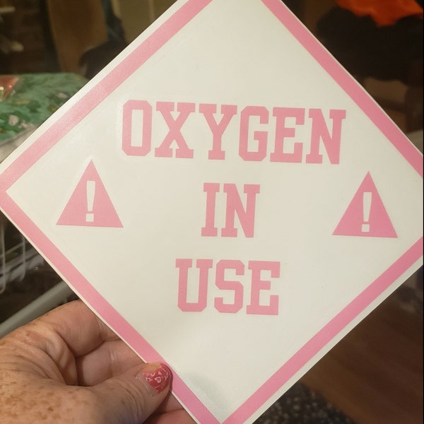 Oxygen Alert Vinyl Decal - Etsy