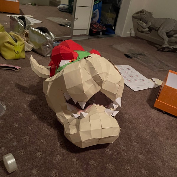 BOWSER KOOPA MASK - Etsy