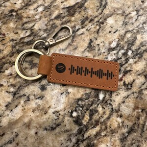 Custom SONG KEYCHAIN, Personalized Scannable Music Keychain, CHRISTMAS ...