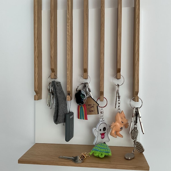 Modern Entryway Key Holder, Key Shelf, Key Organizer Modern, Key Holder ...