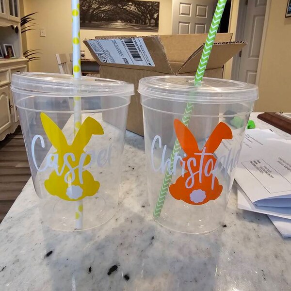 Easter Party Cups for Kids, Kids Easter Cups, Easter Basket Stuffers ...