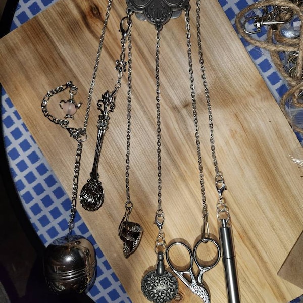 Chatelaine Tools - Gift Sets of 3,4, or 7 Victorian Needlework Tools ...