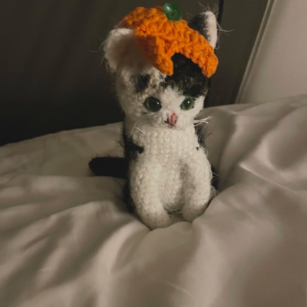 Custom Crochet Cat, Amigurumi Custom Pets, Crochet Pet Memorial, Look Alike Cat, Personalized ...