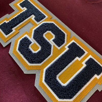 Letterman Jacket Number/letter Chenille Patch - Etsy