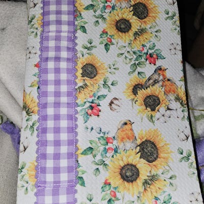 Wrap-around Book Cover, Book Sleeve, Padded Book Cover, Fabric Book ...