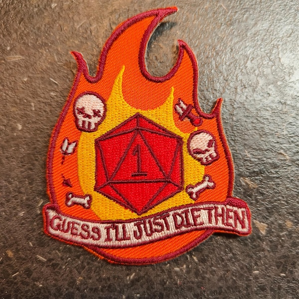 Critical Fail Nat 1 Patch, Iron-on Patch, Dnd Patch, Dungeons and ...