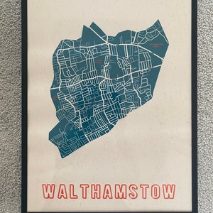 Dalston Map Print // Map of Dalston Print // Digital Prints // - Etsy ...