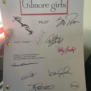 Pretty Little Liars TV Script Signed Autographed Ashley - Etsy