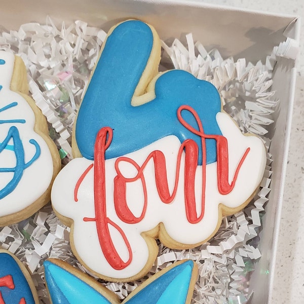 Four Cookie Cutter. Number 4 Cookie Cutter. 4 Cookie Cutter. Birthday ...