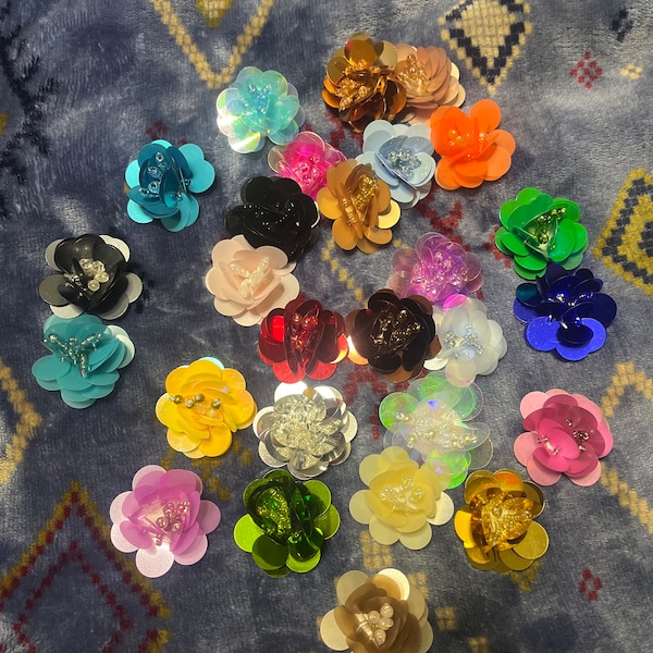 Blue Gradient Satin Fabric 1 Meter Gradual Color Change Cloth Sewing ...