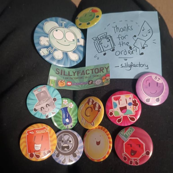 ANIMATIC BATTLE PINS object Show/osc - Etsy