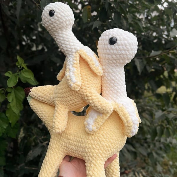 Baby Bananasaurus NO SEW Crochet Pattern - Etsy