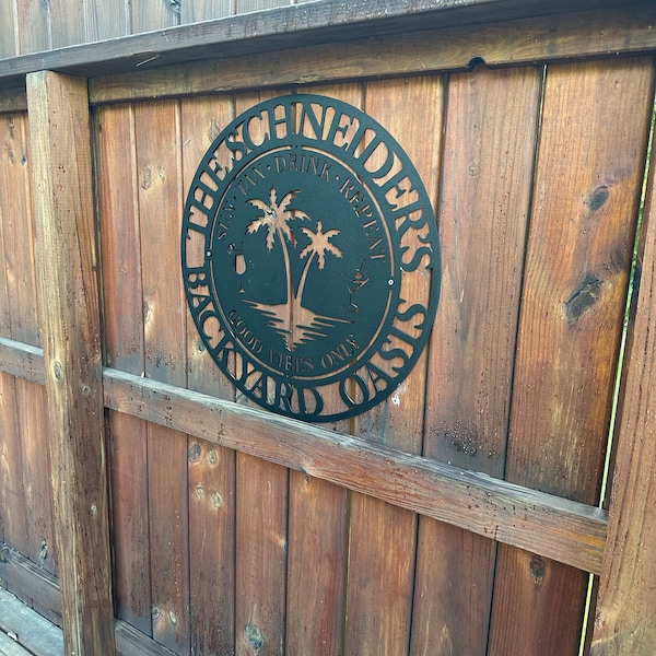 Welcome Metal Wall Art, Laser Cut Metal Welcome Sign, Outdoor Welcome ...