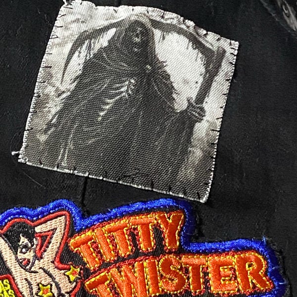 Grim Reaper Patch - Etsy