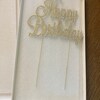 50 GOLD Cake Topper 50th Birthday or Anniversary Decoration - Etsy