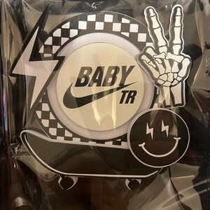 Skateboard Inspired Centerpieces Skateboard Party Decorations Checkered ...