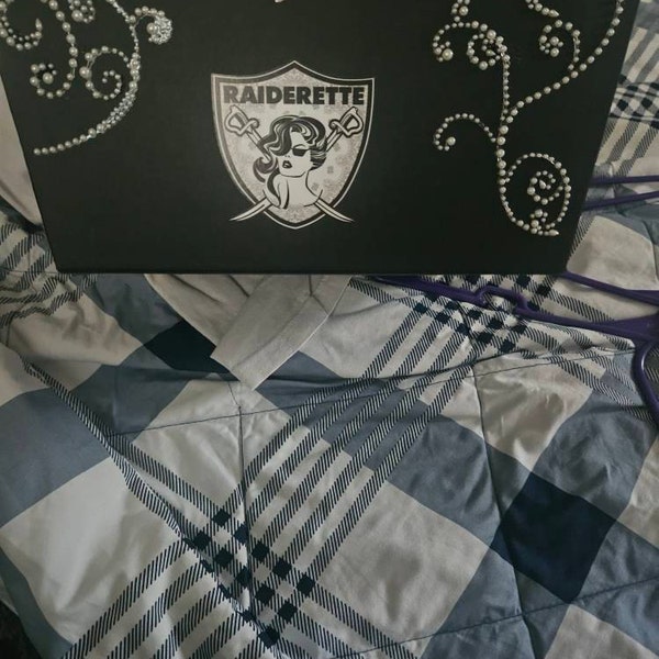 Raiderette Bandana Sticker, Las Vegas Raiders Female Las Vegas Raider ...