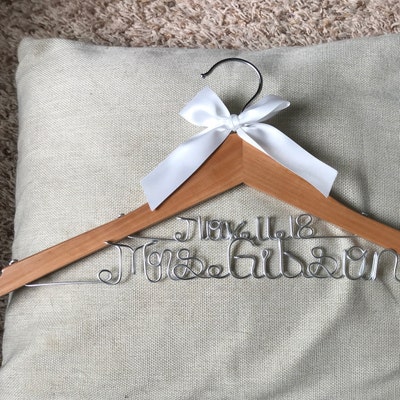 Custom Made Hangers Personalized Wedding Hanger Bridal - Etsy