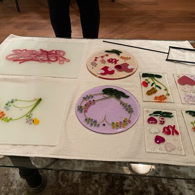 COE96 Candyland Limited Edition PREMIUM Vitrigraph Ribbons for Fused ...