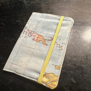 Adjustable Book Cover, World Map Book Sleeve, Book Pouch, Paperback ...