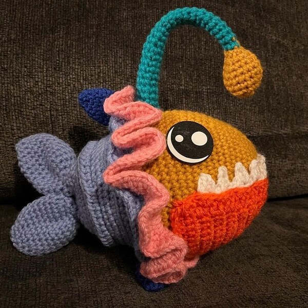 Crochet Pattern Sunny the Anglerfish | Amigurumi Crochet | PDF Pattern ...