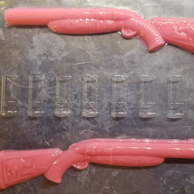 HUNTER THEME MOLD, Gun & Bullets Chocolate Mold, Soap Embeds Mold, Cake ...