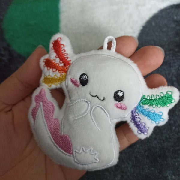 ITH PATTERN 4x4" / 10 X 10 Cm Axolotl Plush - Etsy
