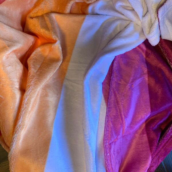 Progress Pride Flag Throw Blanket, LGBTQ Rainbow Flag - Etsy